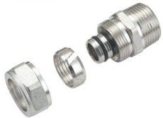 12mm - 1/2" Male Straight Union Rifeng F1 Compression Fitting